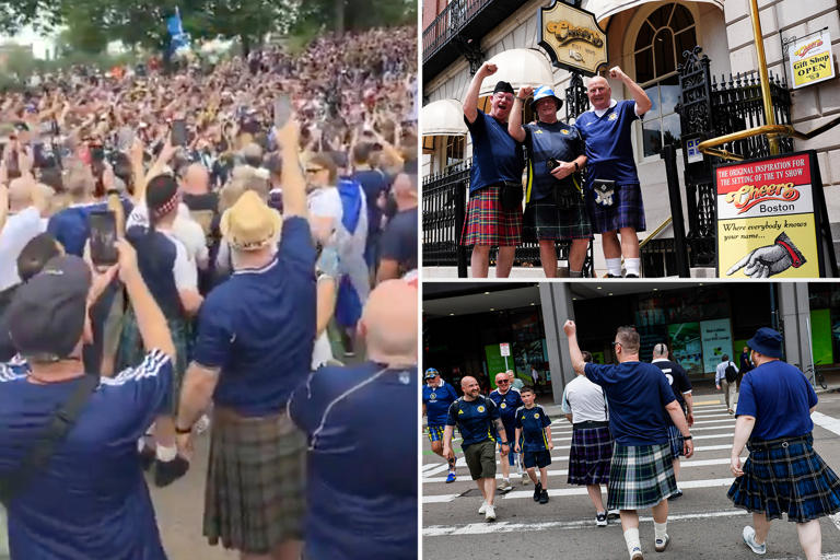 Scottish soccer fans in Boston for World Cup are charming the city with ...