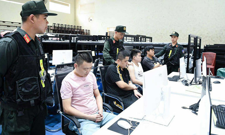 Chinese nationals arrested as moving online scam center from Cambodia ...