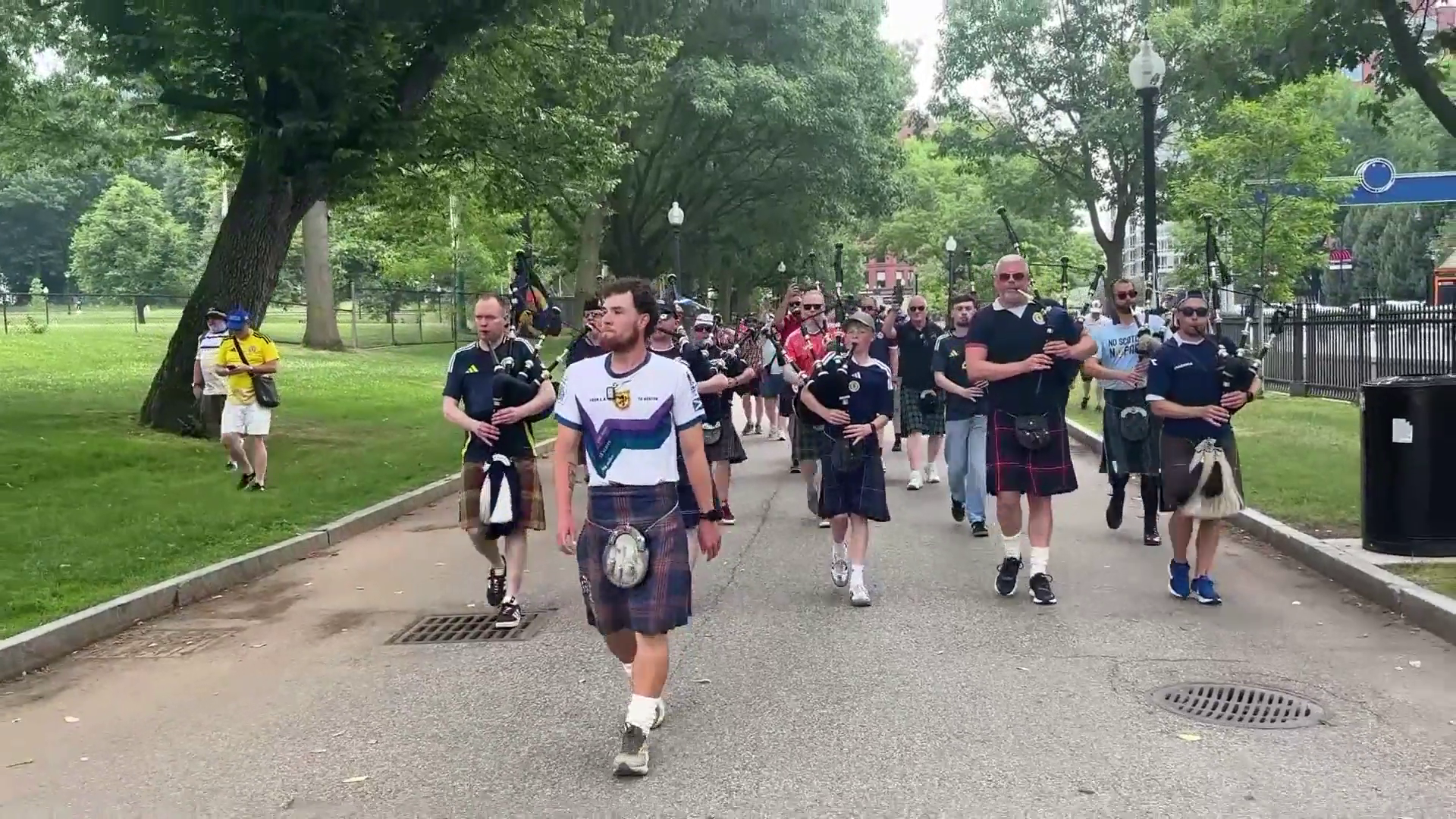 Scotland fan treks across America to Boston; raises $1.3M for mental health