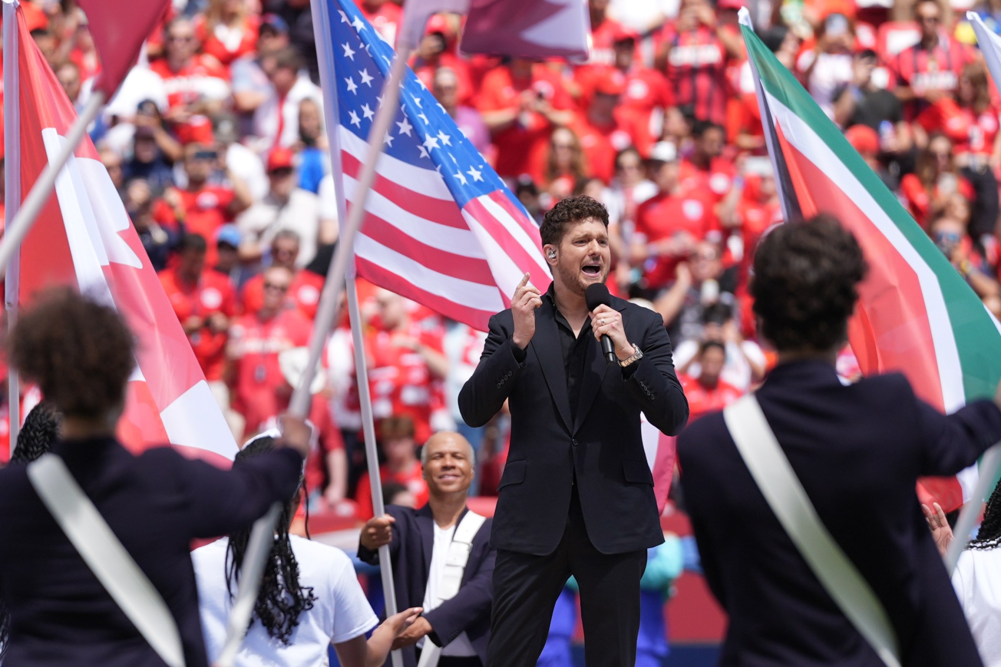 Watch as Canadian fans boo the US flag at opening ceremony
