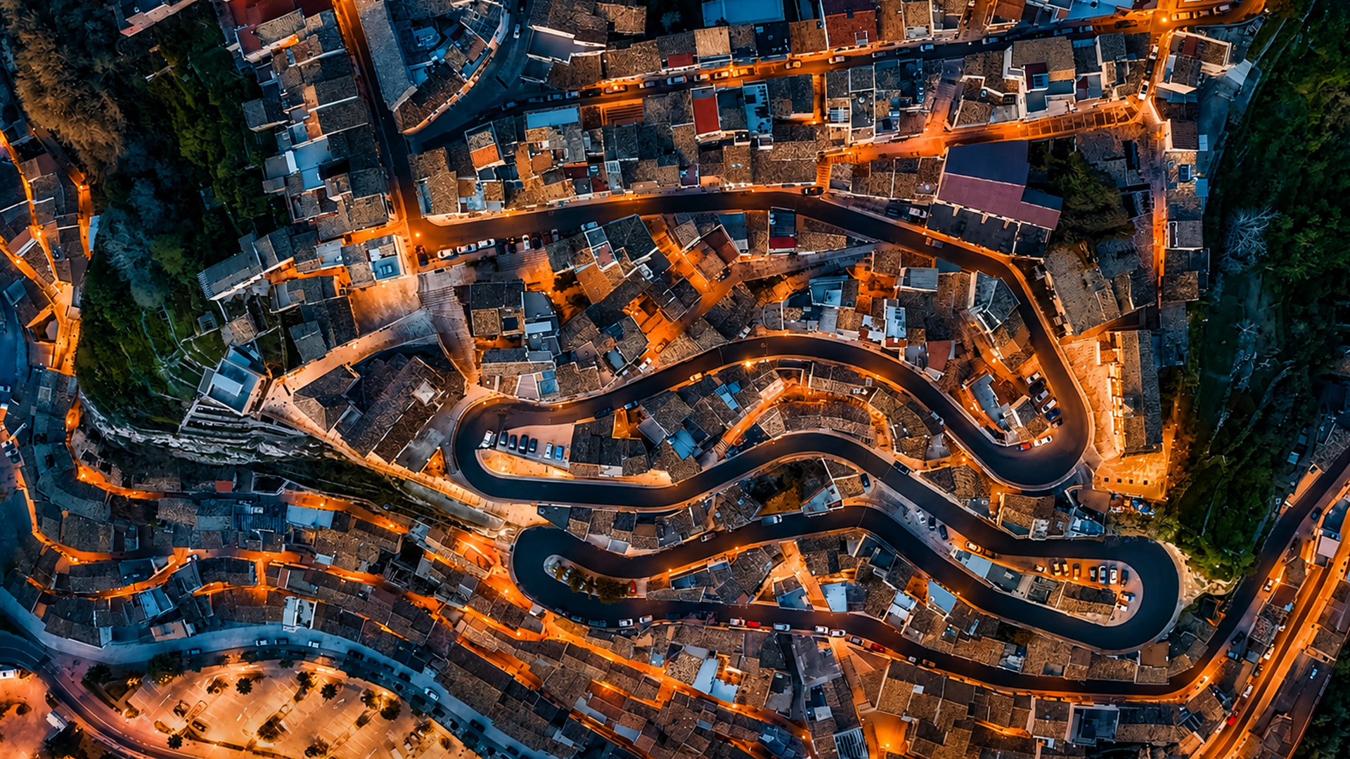 Why was this town designed this way?