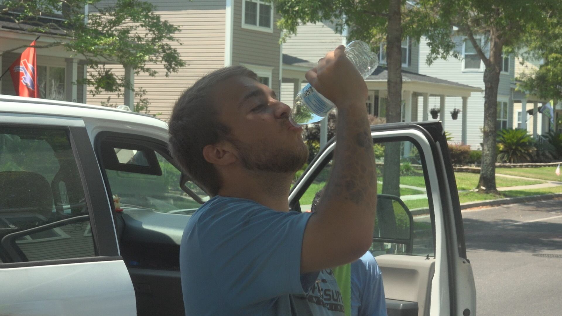 Lowcountry workers battle triple-digit heat with water, shade, and a ...
