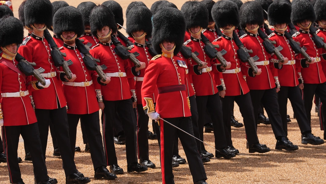 King Charles jokes with Grenadier Guards ahead of birthday parade