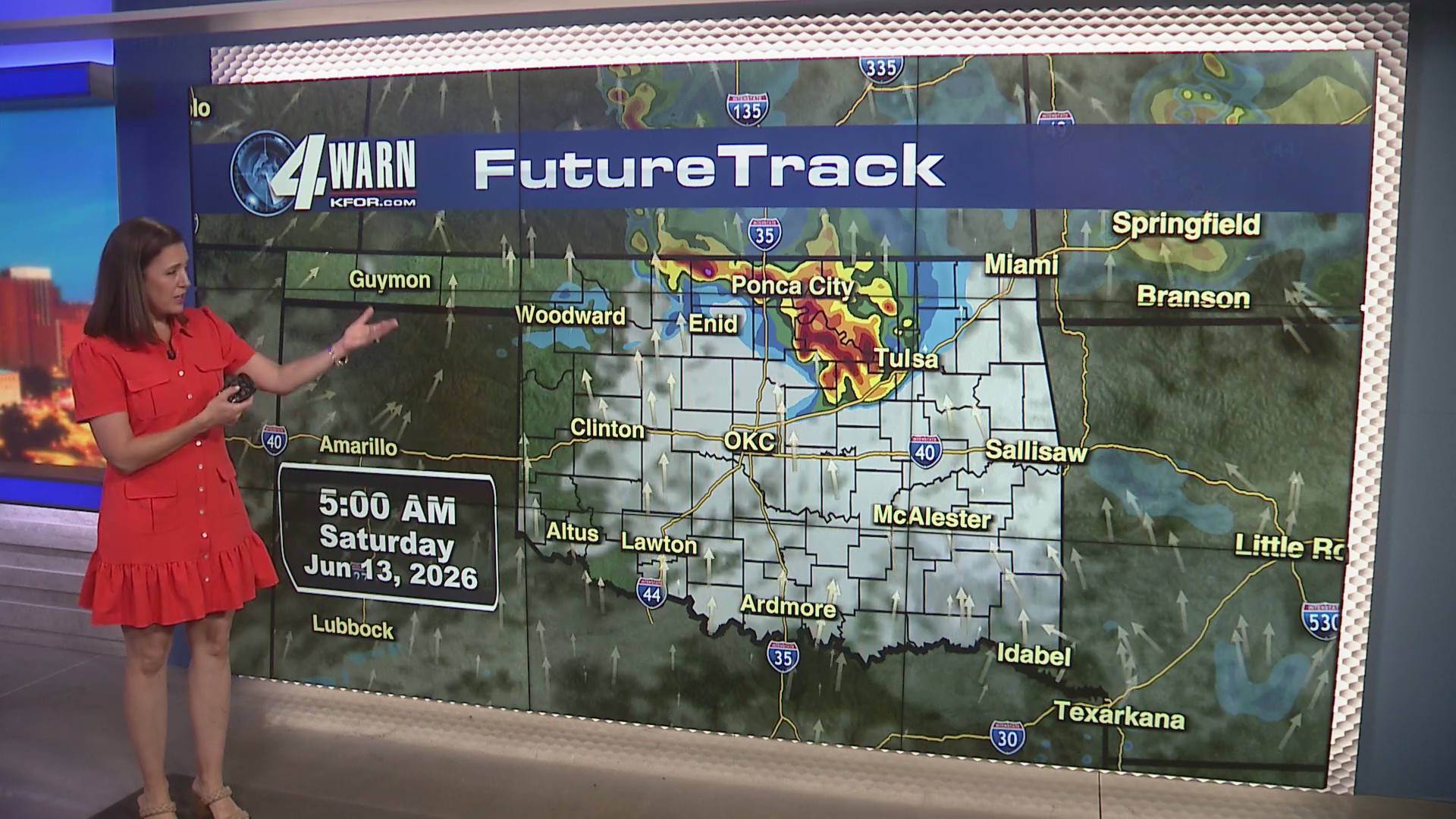 Emily Sutton tracks this weekend's powerful cold front and severe ...