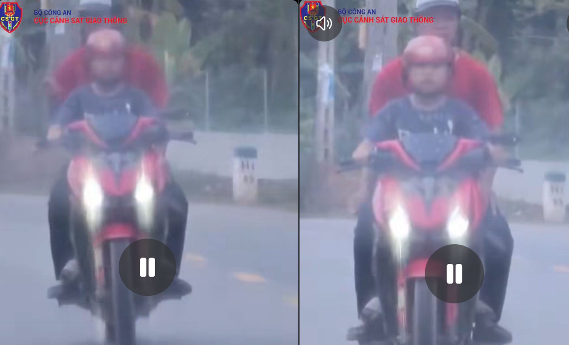 Phạt nặng người bố cho con trai 9 tuổi lái xe máy trên đường