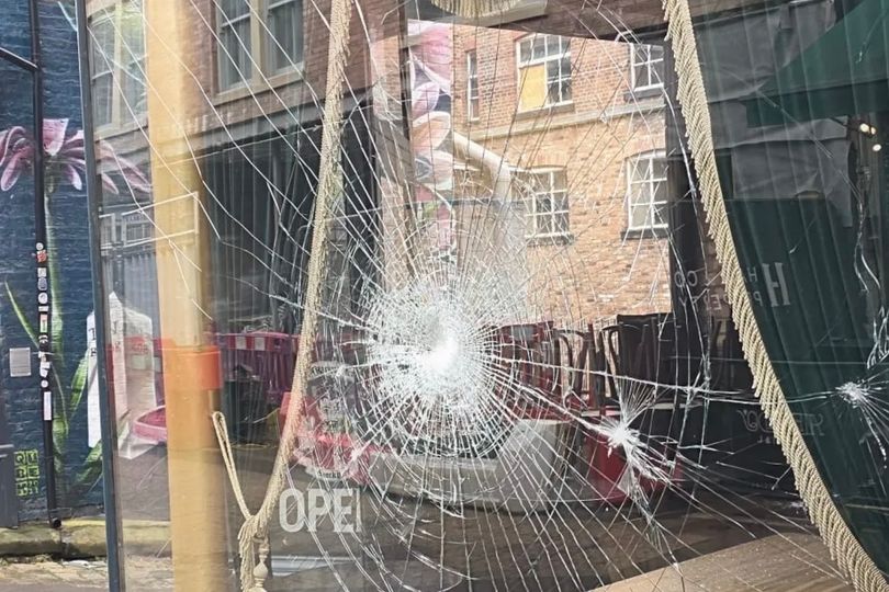Stockport bar forced to shut after yobs cause total destruction