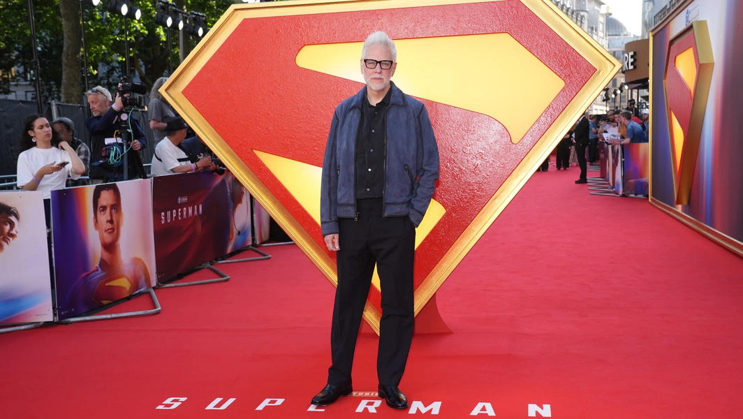 Milly Alcock’s Supergirl cape made from Christopher Reeve fabric