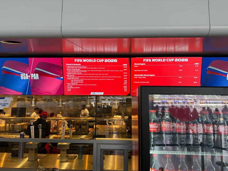 First look at US World Cup concession items and wild prices for food ...