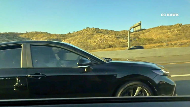 Video shows child behind the wheel on a busy Southern California freeway