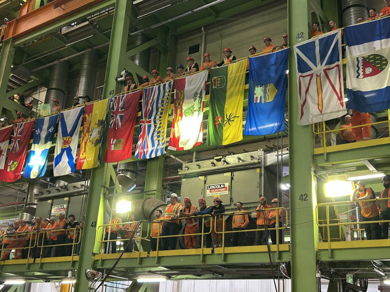 Halifax shipyard workers lay backbone for first of Canada's 15 River ...