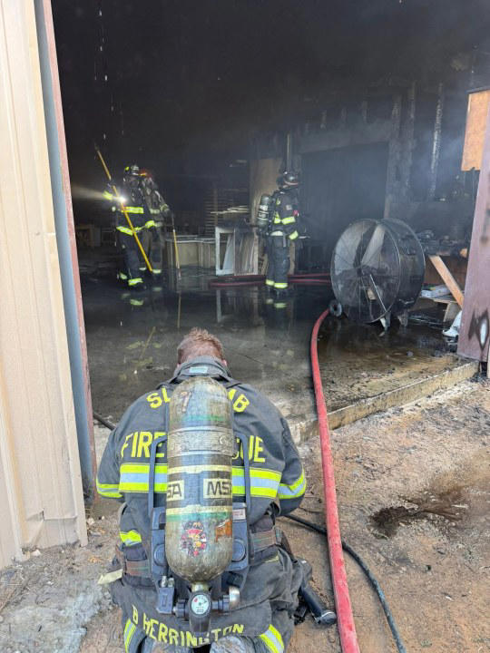 Warehouse burns in Wicksburg