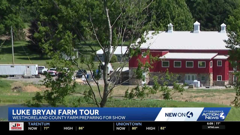 Westmoreland County farm making preps for Luke Bryan Farm Tour, its ...