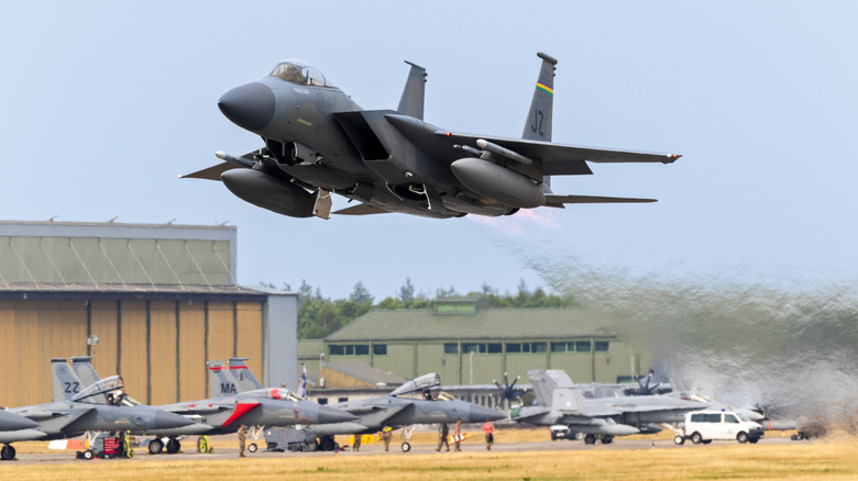 Why do fighter jets fly so low?