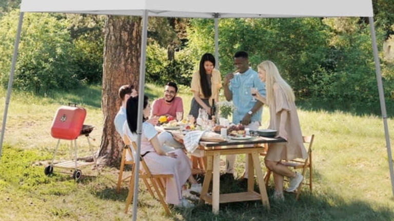 Walmart's $200 pop-up canopy tent is now $90 — easy to set up