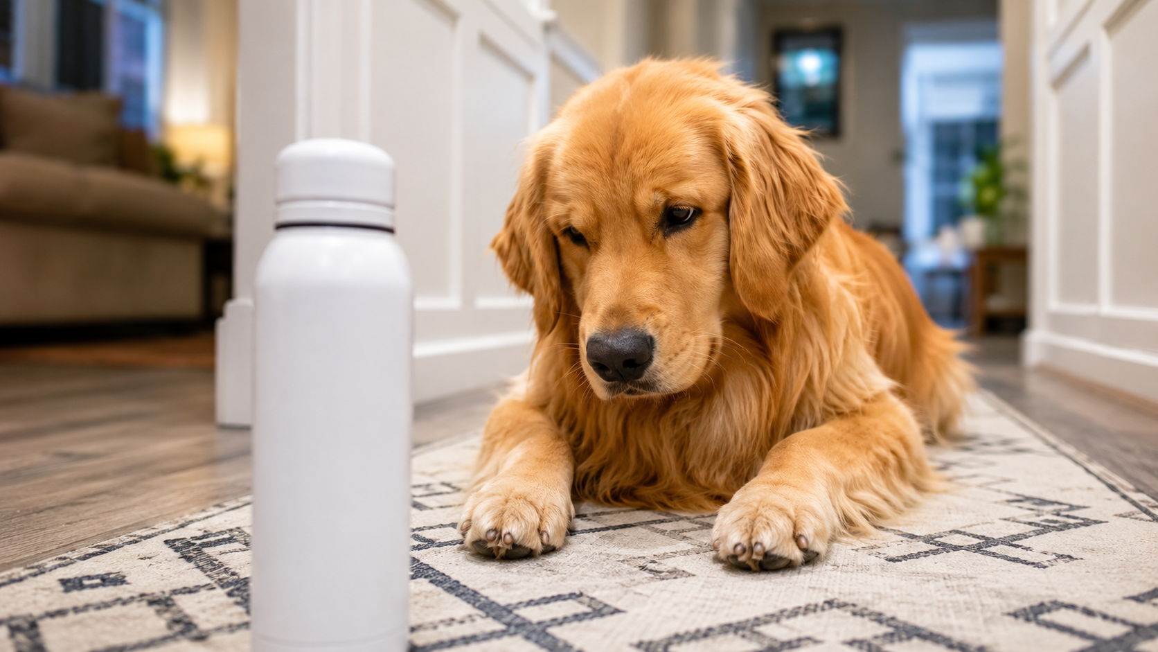 My dog started a bottle investigation