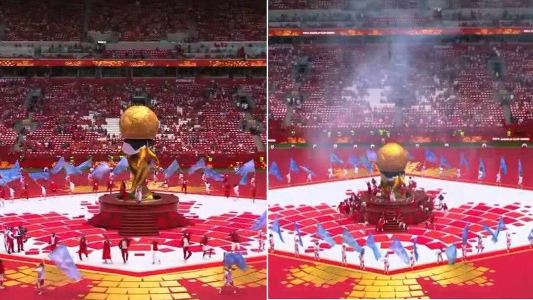 Watch: FIFA World Cup trophy prop malfunctions during Canada opening ...