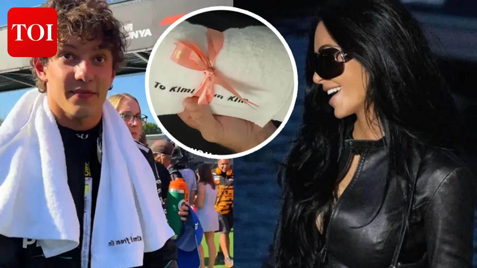 Kim Kardashian ends 'towel saga'; sends Kimi Antonelli a custom towel ...
