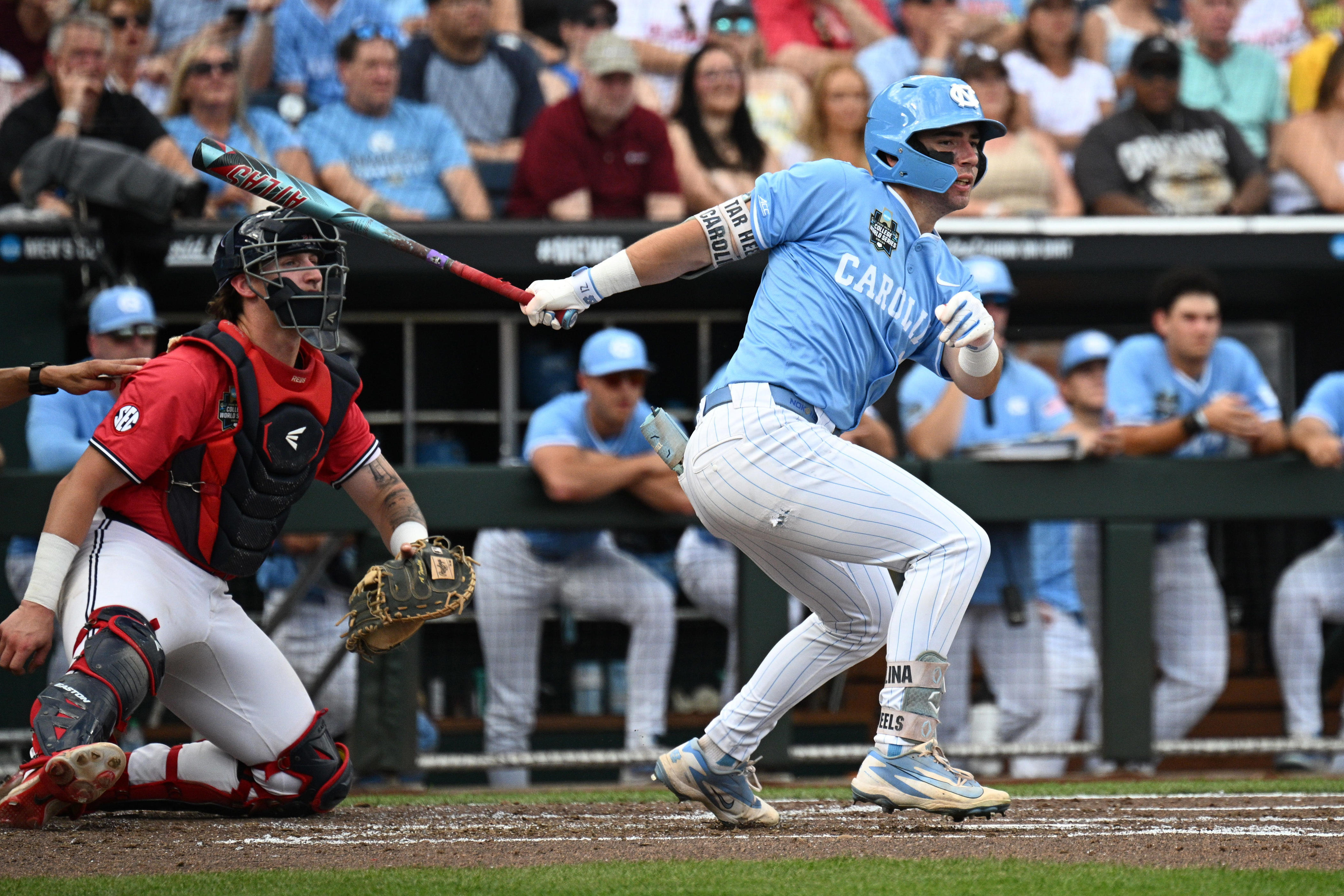 UNC baseball vs West Virginia live updates, College World Series score ...