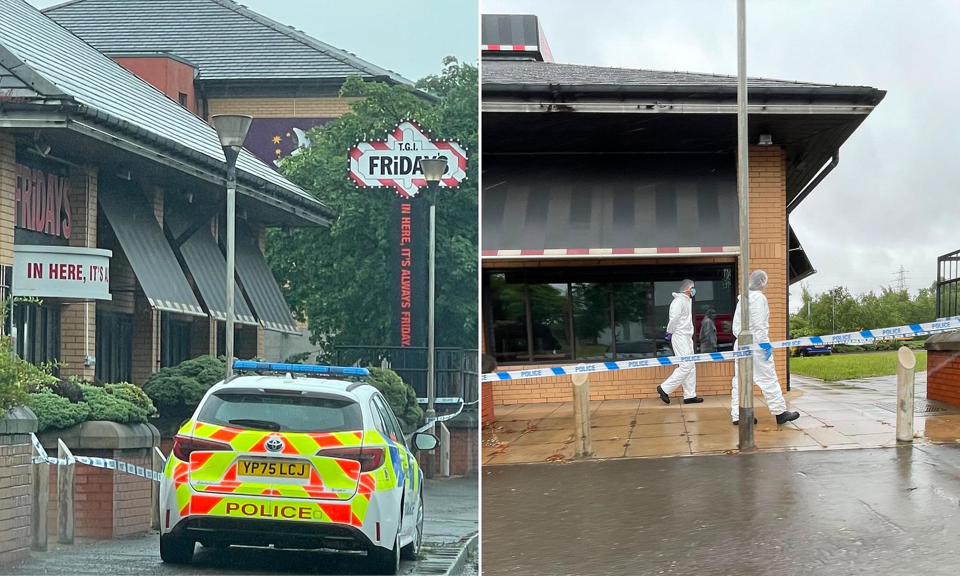 Body of man, 55, is found inside empty TGI Friday's restaurant as ...