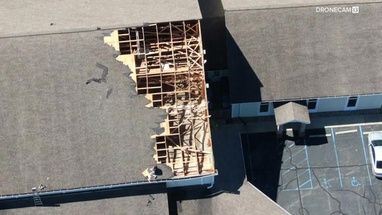 'God protected us' | Greenwood Bible Baptist Church damaged in ...