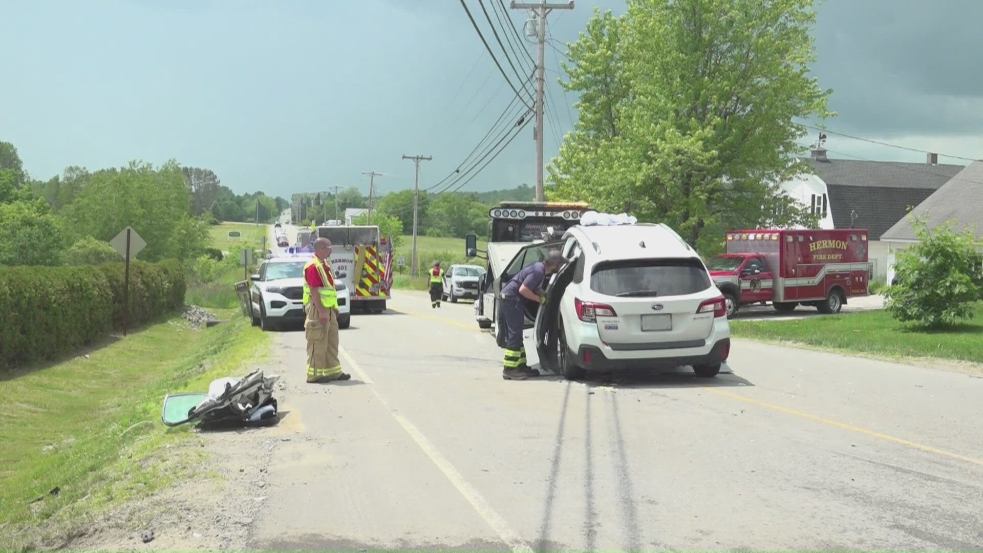 One person recovering from crash in Hermon