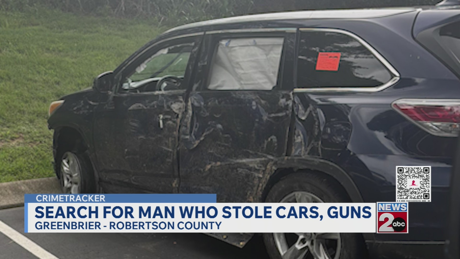 Search for man who stole cars, guns in Greenbrier