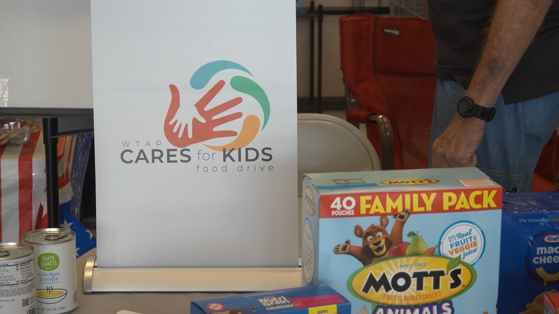 WTAP cares for kids food drive collects nonperishable items for ...