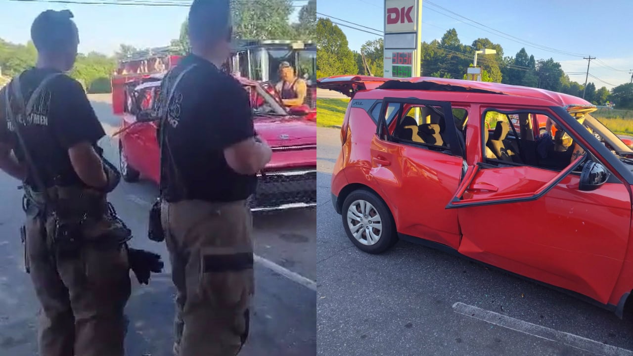 Child sprays flammable aerosol, causing explosion in Caldwell County car