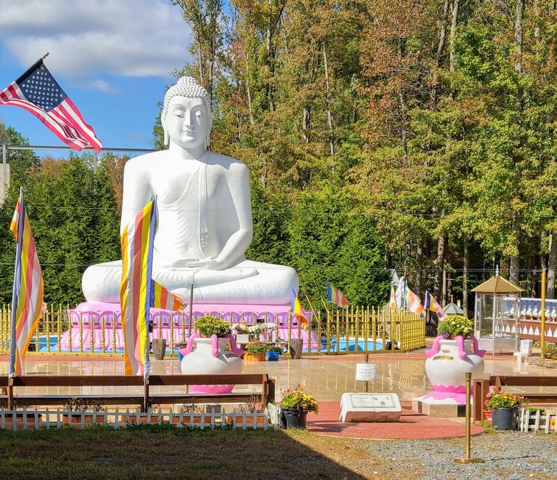This New Jersey temple is home to one of America’s tallest Buddha statues