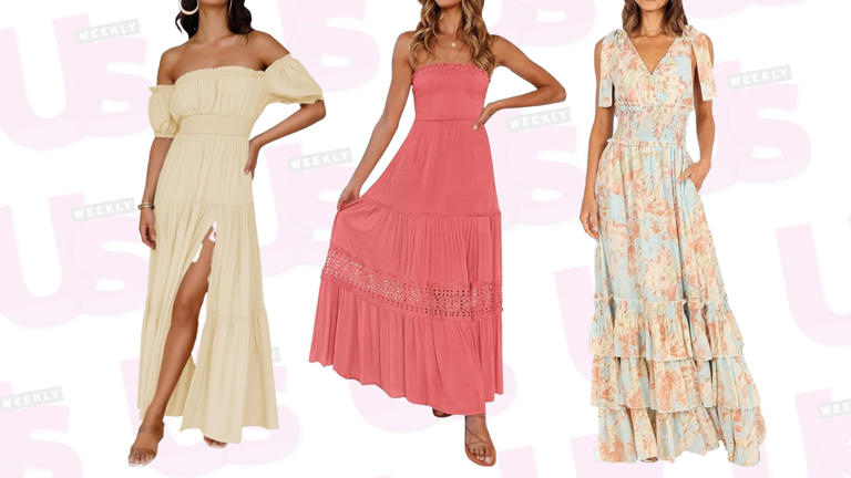 17 smocked maxi dresses to cleverly conceal bloat - from $14