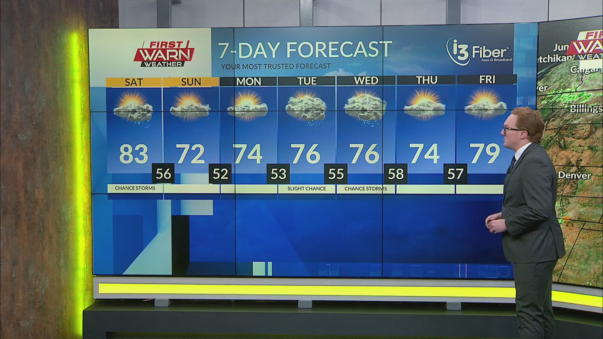 Friday evening weather forecast (6/12/26)