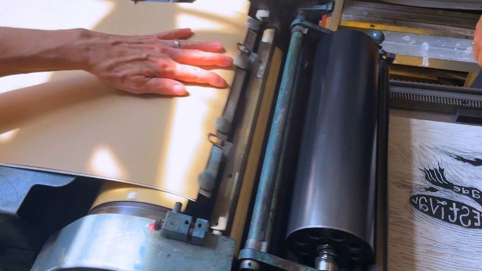 Symbol of recovery: Restored printing press helps artist produce major ...