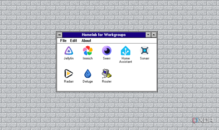 I built a Windows 3.1 dashboard for my homelab, and it's the most fun I ...