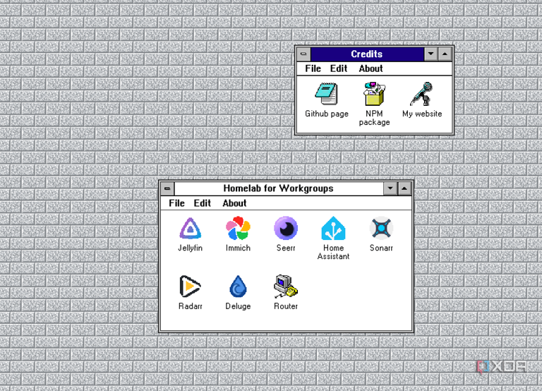 I built a Windows 3.1 dashboard for my homelab, and it's the most fun I ...