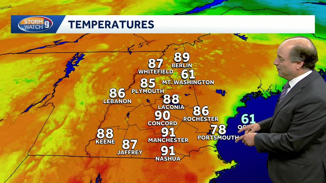 Video: Lower humidity over weekend