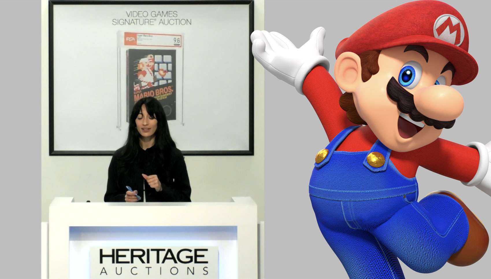 Sealed 1985 Super Mario Bros game fetches record $3m at auction