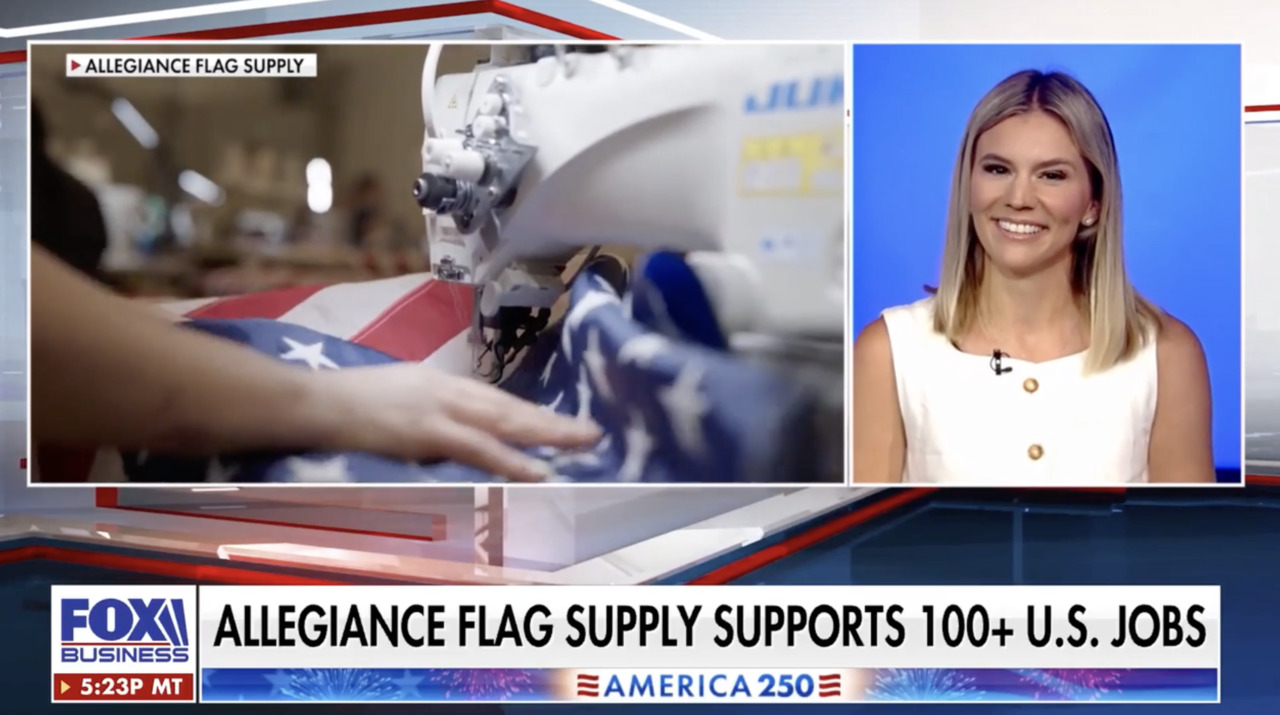 From thread to fabric: Flag company runs on 100% American supply chain