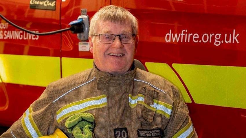 Long serving firefighter 'taken aback' at honour