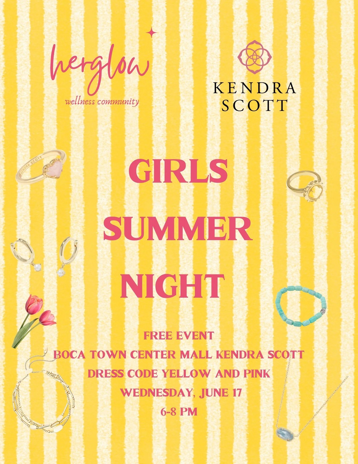 Girls summer night x Kendra Scott, Miami