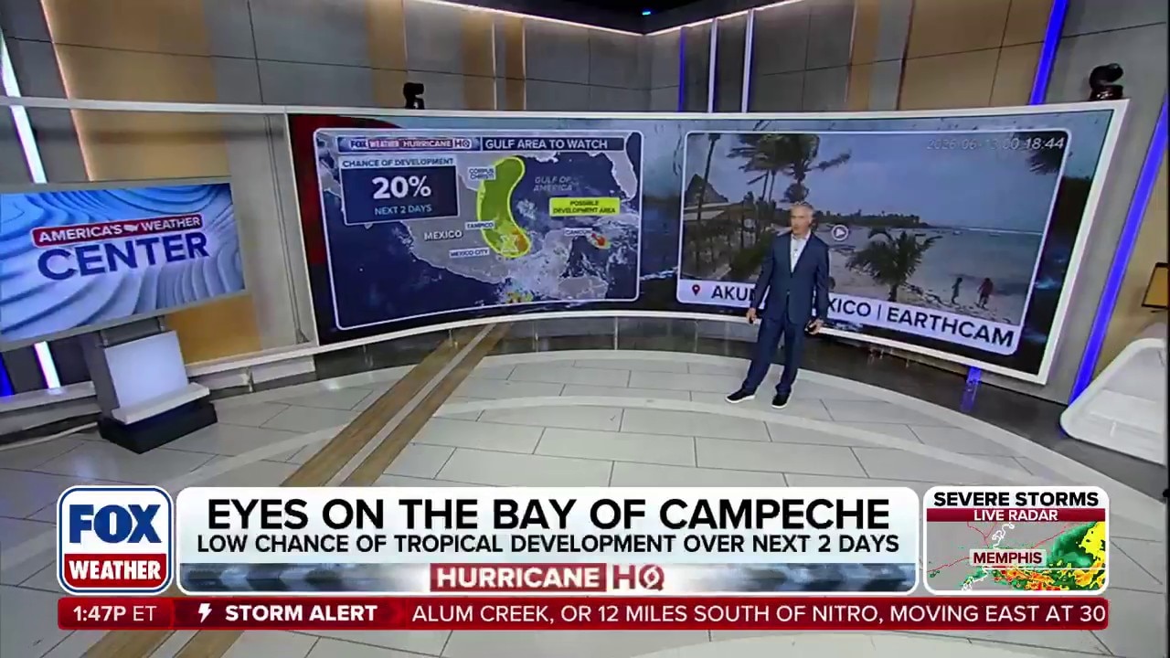 Gulf area to watch: Chance of development increases to 20 percent in ...