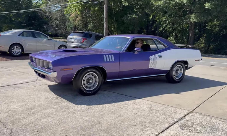Repainted but real: This 1971 Plymouth Cuda is a 79K-mile survivor in ...