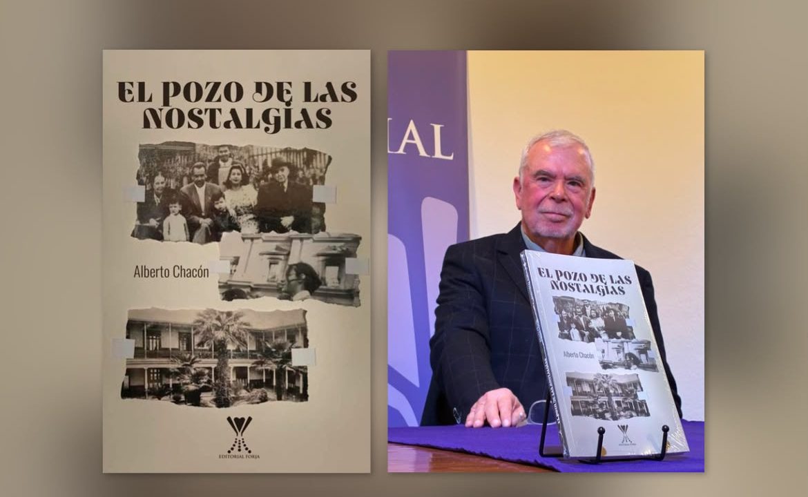 Escritor Alberto Chacón presenta su libro “El pozo de las nostalgias”