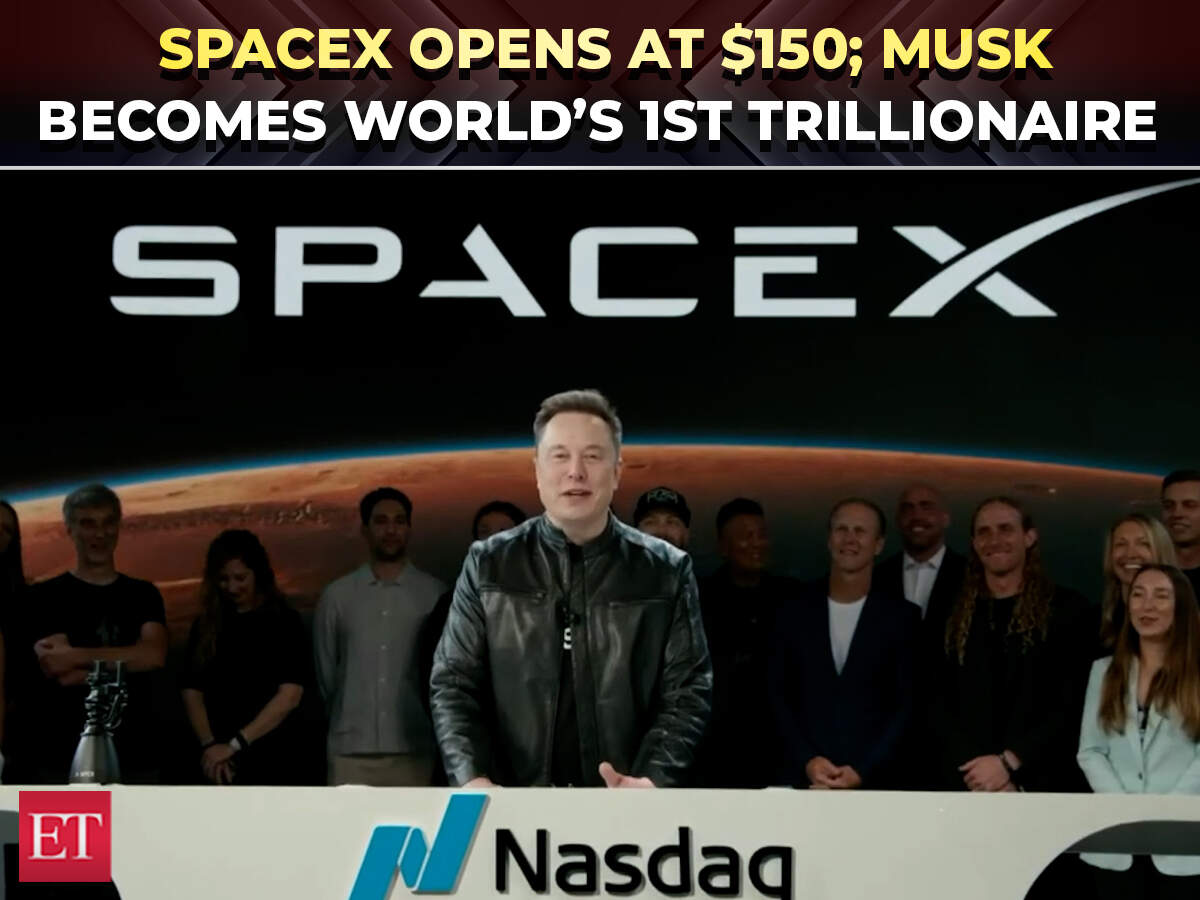 SpaceX IPO debuts on Wall Street; Musk becomes world’s first ...
