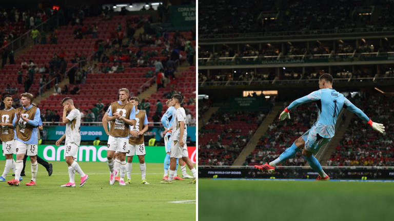 Thousands of high-priced seats go unfilled at FIFA World Cup match
