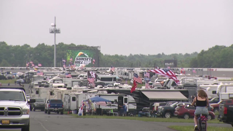 Campers take over Pocono Raceway infield this weekend