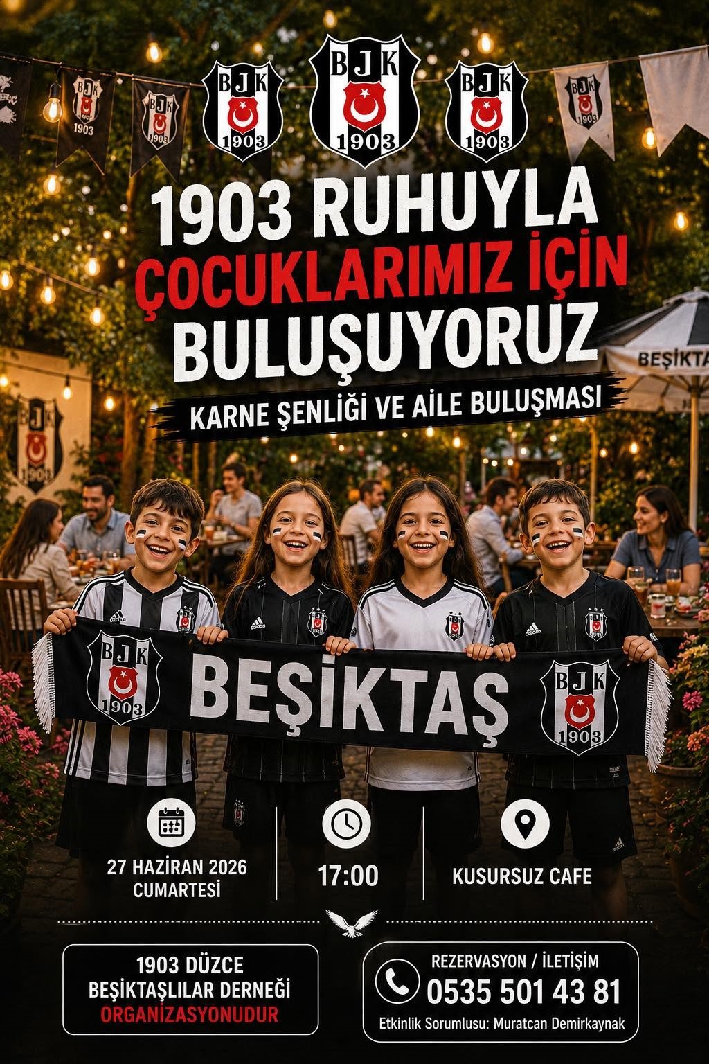 1903 Düzce Beşiktaşlılar bu defa da çocukları mutlu edecekler