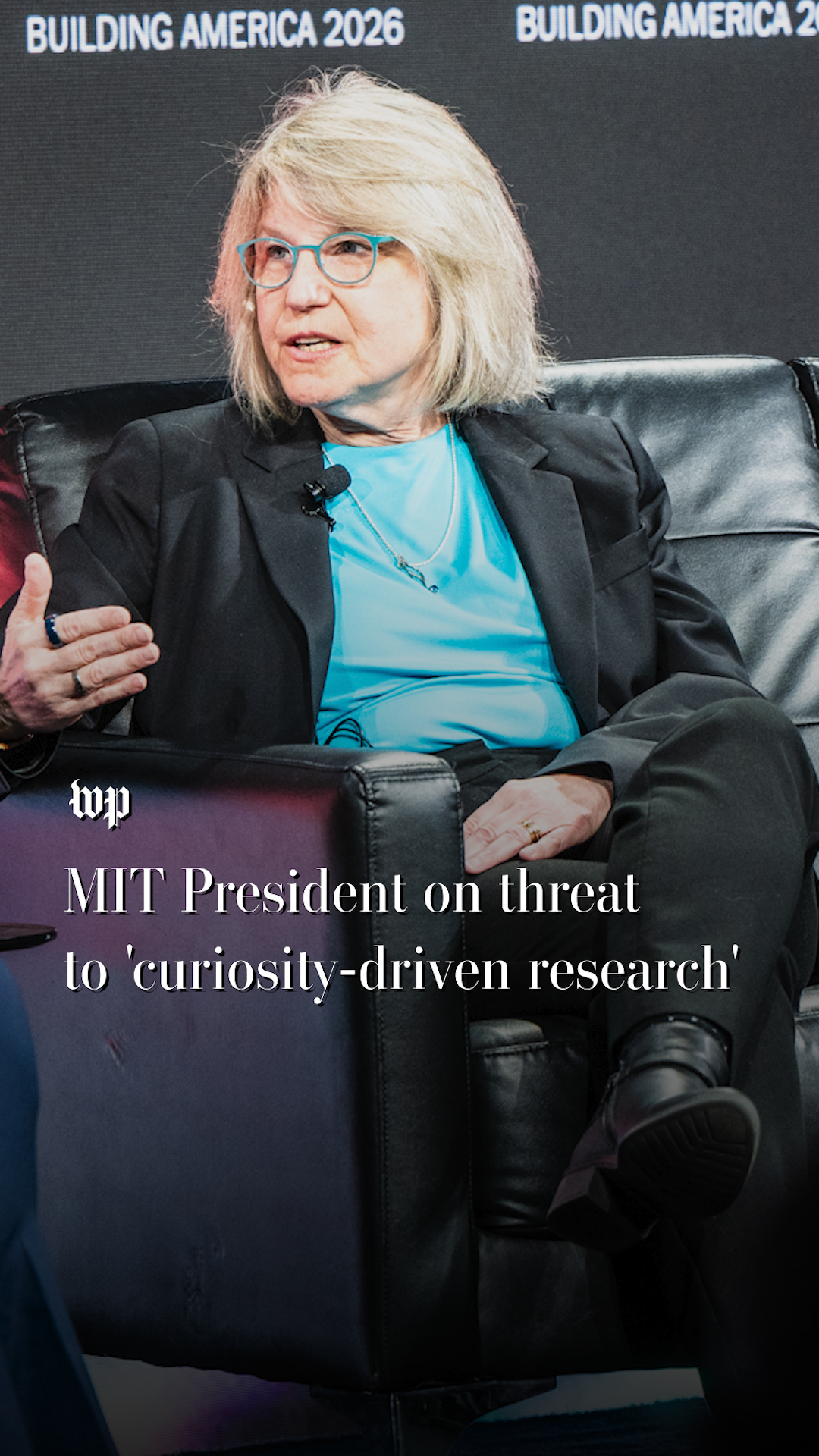 MIT president on threat to 'curiosity-driven research'