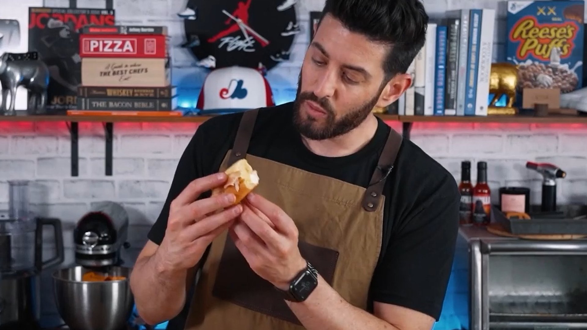 Korean street-style egg bread