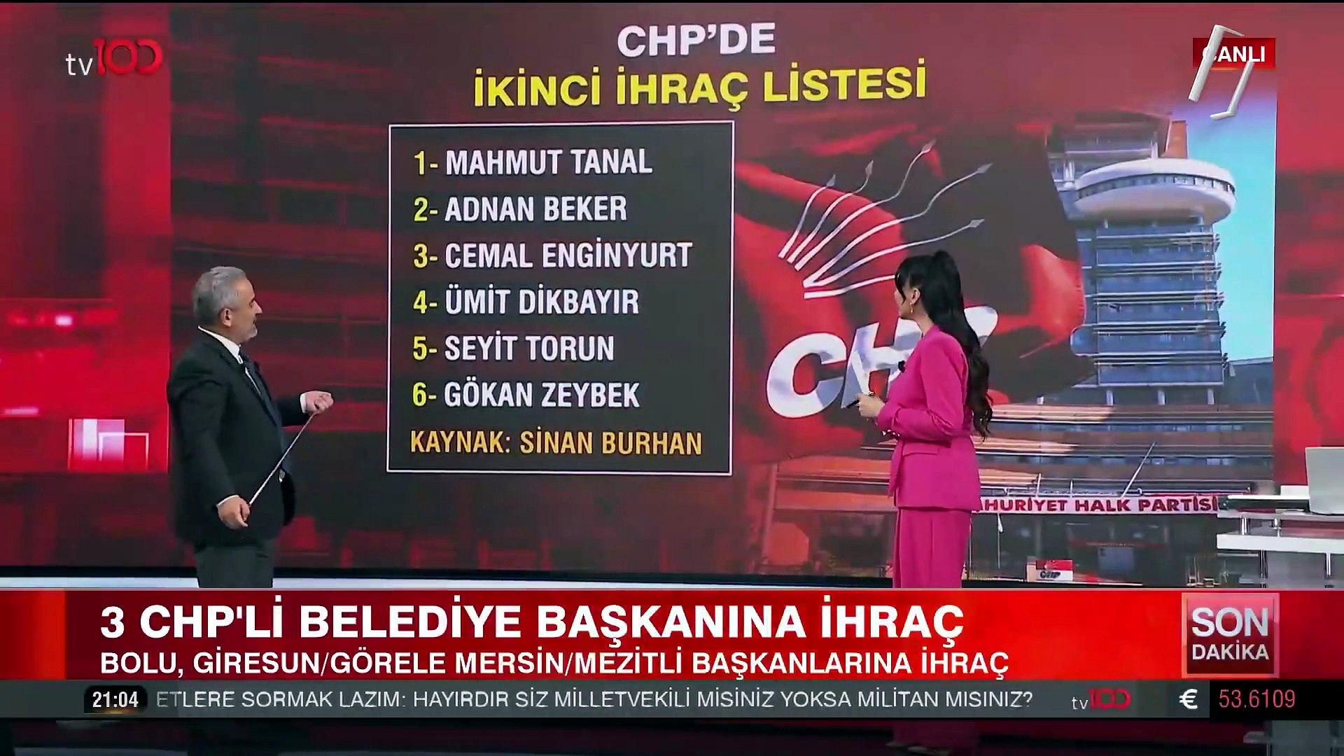 CHP'de ikinci ihraç dalgası iddiası: Mahmut Tanal ve Cemal Enginyurt da ...