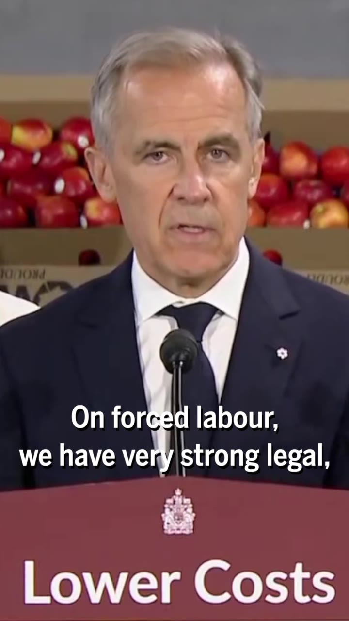 Carney says forced labour bill would reinforce its current regime